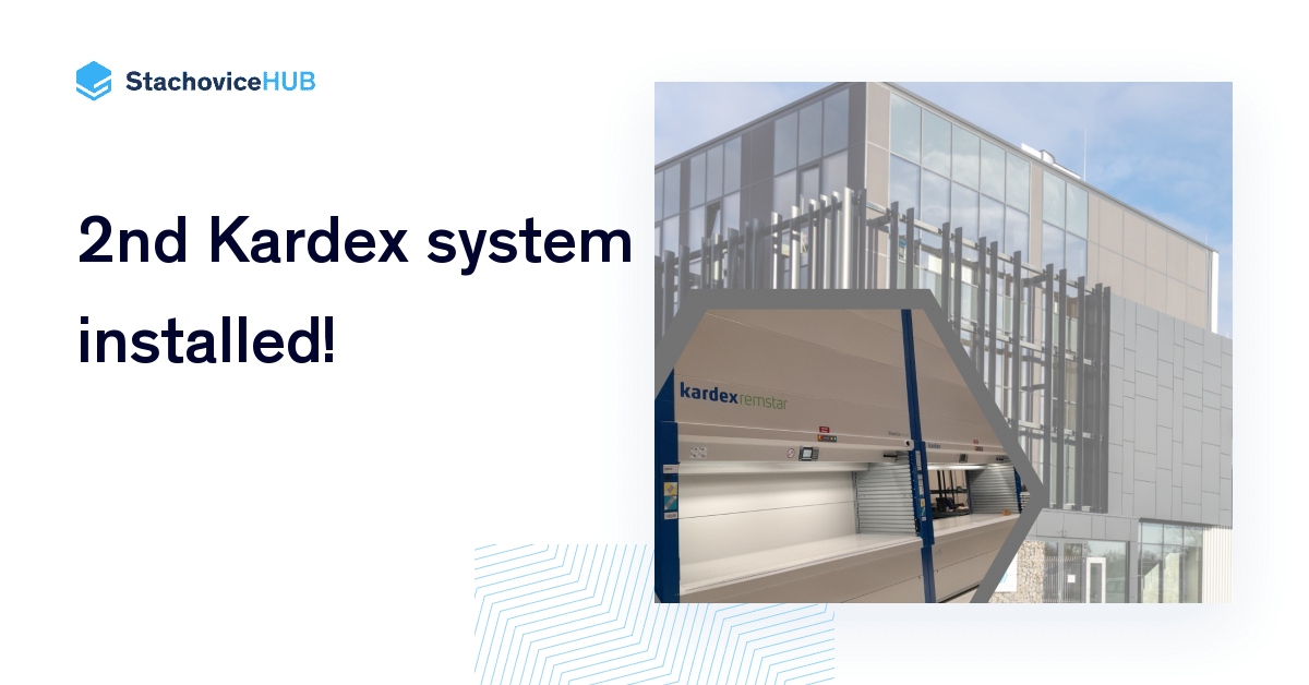 2nd Kardex system installed! | Stachovice-hub